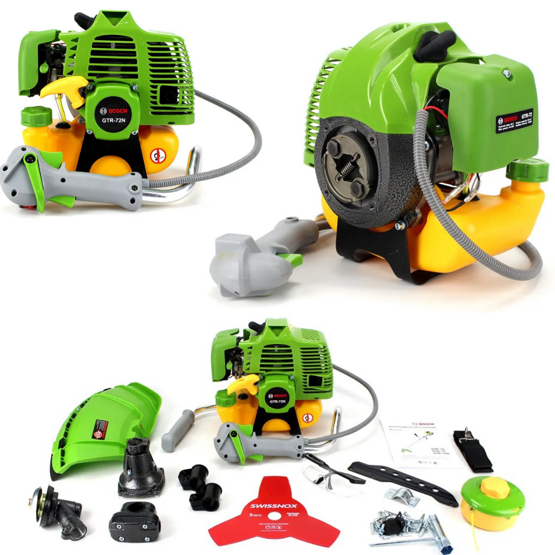 Мотокоса Bosch GTR 72 N Триммер Бензиновый Бензокоса Двухтактная Бош 4. ...