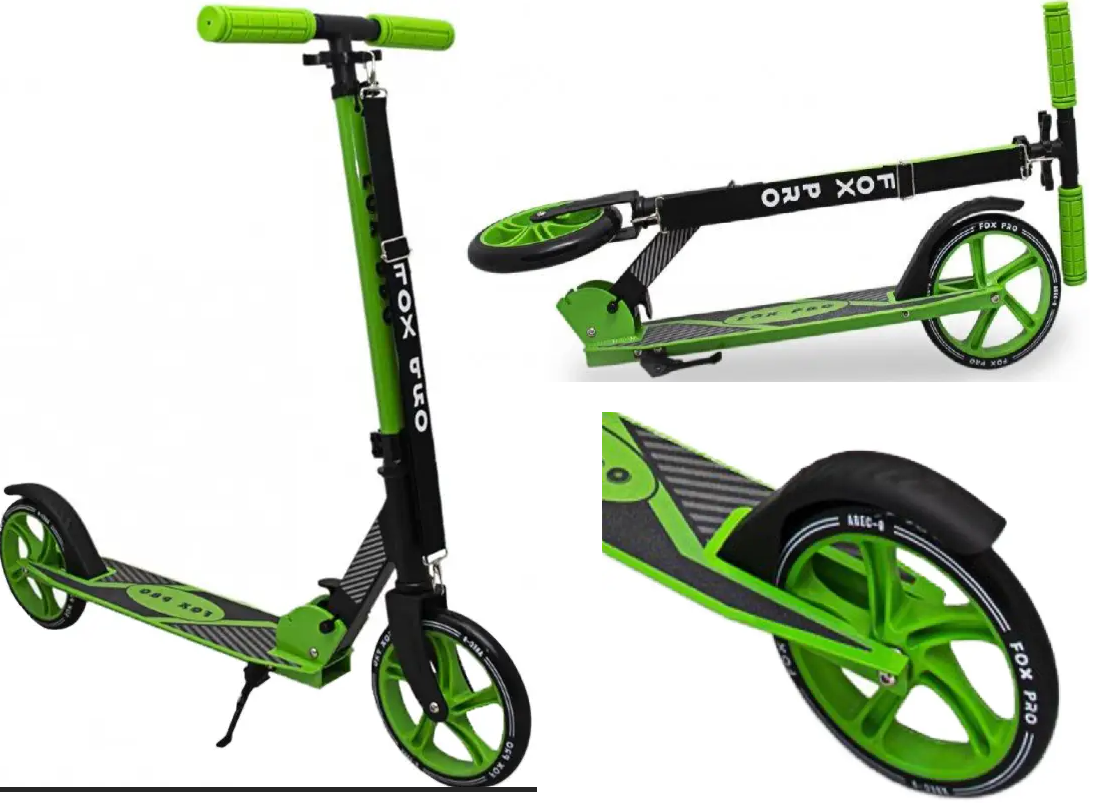 Двухколесный складной самокат алюминиевый городской Maraton Fox с ...
