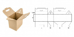 FEFCO 0217 Коробка четырехклапанная типа "кейс", цена 30 грн — Prom.ua ...