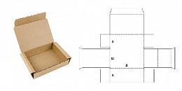 FEFCO 0428 Короб складной с откидной крышкой (ID#1613697947), цена: 21. ...