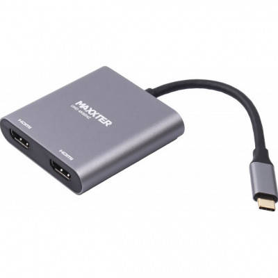 Перехідник Maxxter USB-C to 2 HDMI 2 display (V-CM-2HDMI) (ID#1614004424), цена: 1406 ₴, купить ...