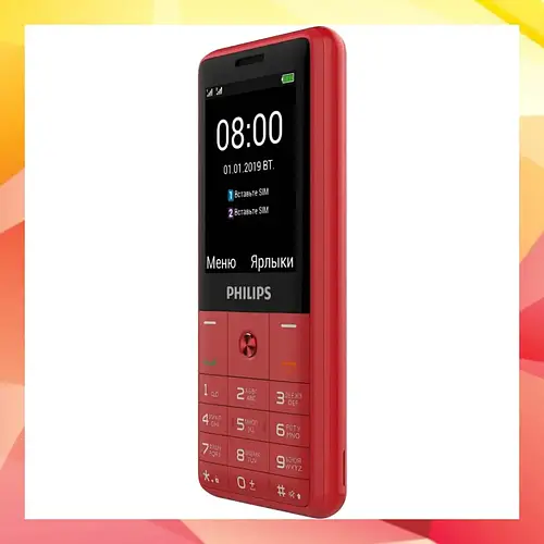Мобильный телефон Philips Xenium E169 Dual Sim Red (ID#1529200075), цена: 721 ₴, купить на Prom.ua