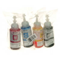 Контейнер с чернилами Epson L100\/L200 комплект B\/C\/M\/Y (по70мл ...