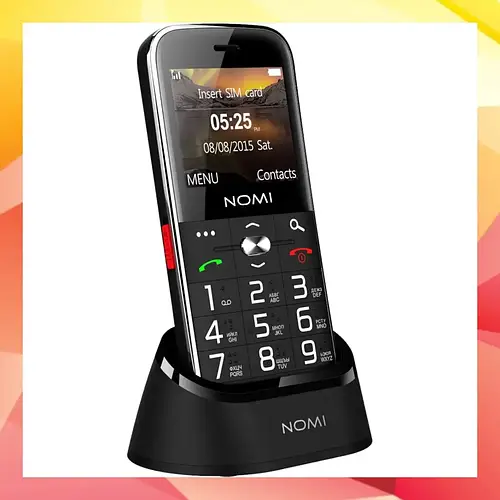 Купить Мобильный телефон Nomi i220 Black, цена 1027 ₴ — Prom.ua (ID ...