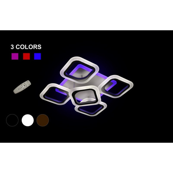 Люстры Потолочные Светодиодные с Пультом Linisoln 5588-4+1S Color Led ...