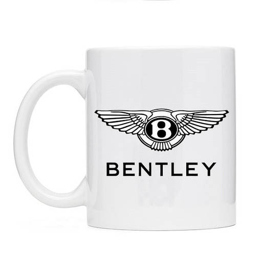 Купить Чашка с принтом авто лого BENTLEY. Кружка автомобилистам БЕНТЛИ ...