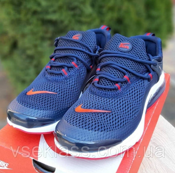 Кроссовки летние Nike Air Presto синие с белым сетка Найк Престо 41 42 ...