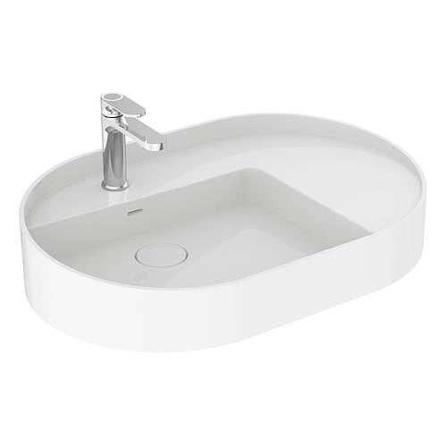 Раковина DEVIT LAGUNA 1010110 70 см, цена 9409 грн — Prom.ua (ID#1616831275)