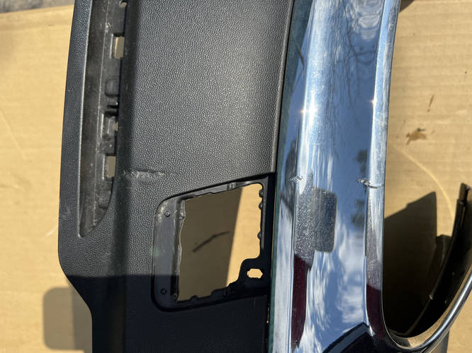 Купить Губа бампера заднего с хромом Mercedes GLC -Class X253 2015 ...