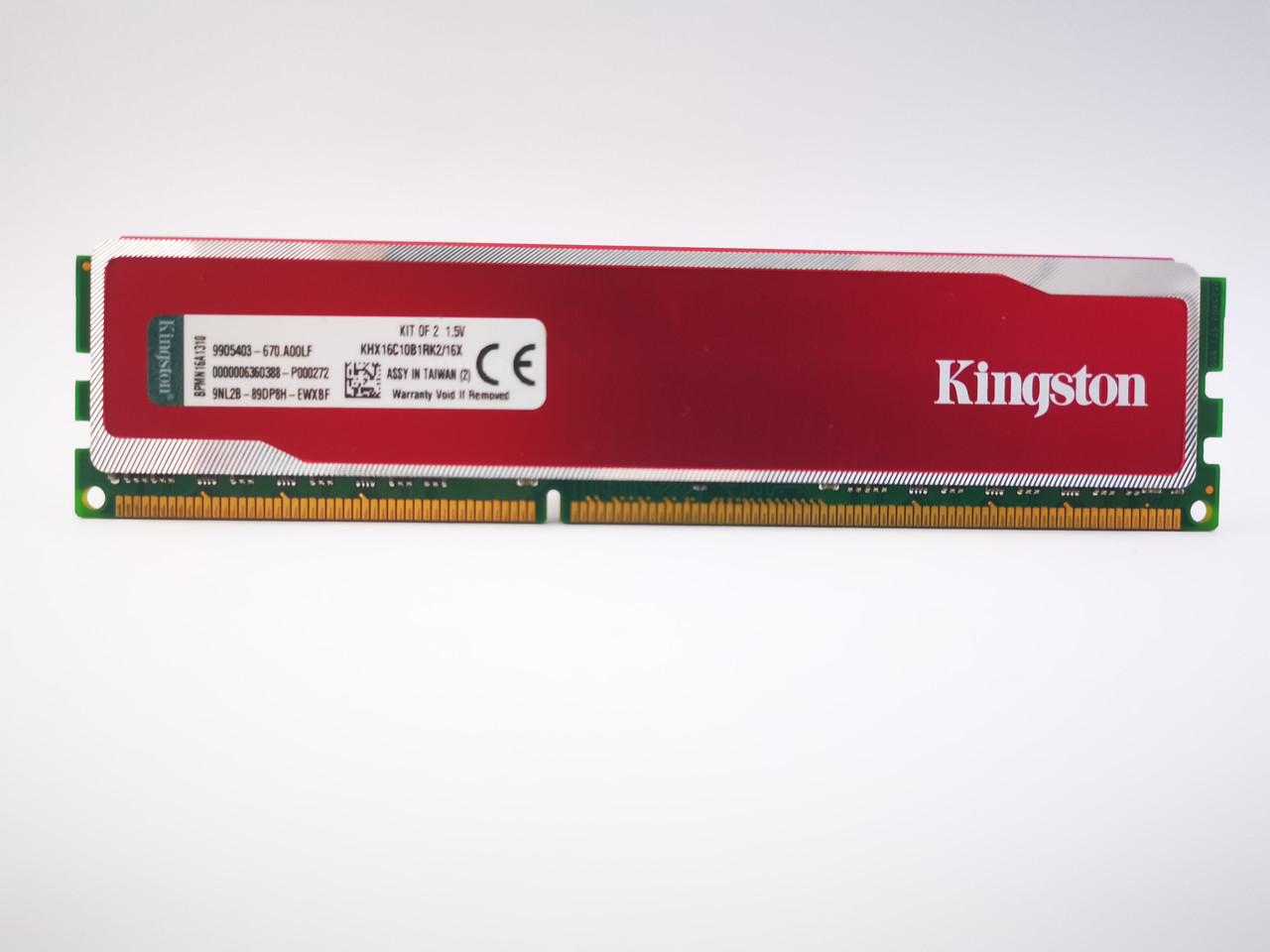 Оперативна пам'ять Kingston HyperX Red DDR3 8Gb 1600MHz PC3-12800U ...