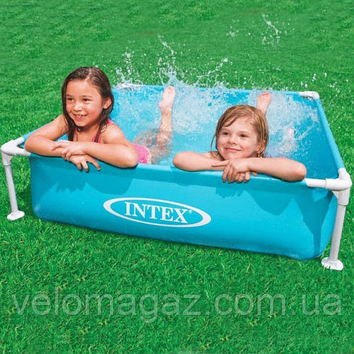 Купить Каркасный бассейн квадратный Intex 57173, 122*122*30 см, цена ...