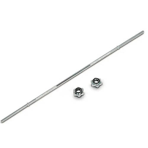 Гриф для штанги металлический прямой 180 см d 28 мм с 2-м гайками ...