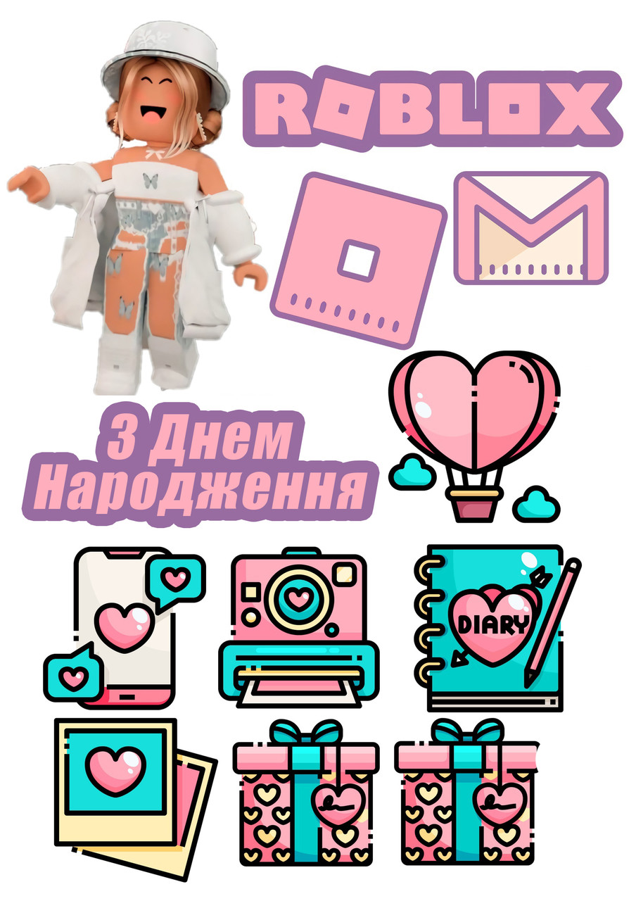 Вафельна картинка Roblox ⁇ Їстівні картинки Roblox ⁇ Roblox картинки