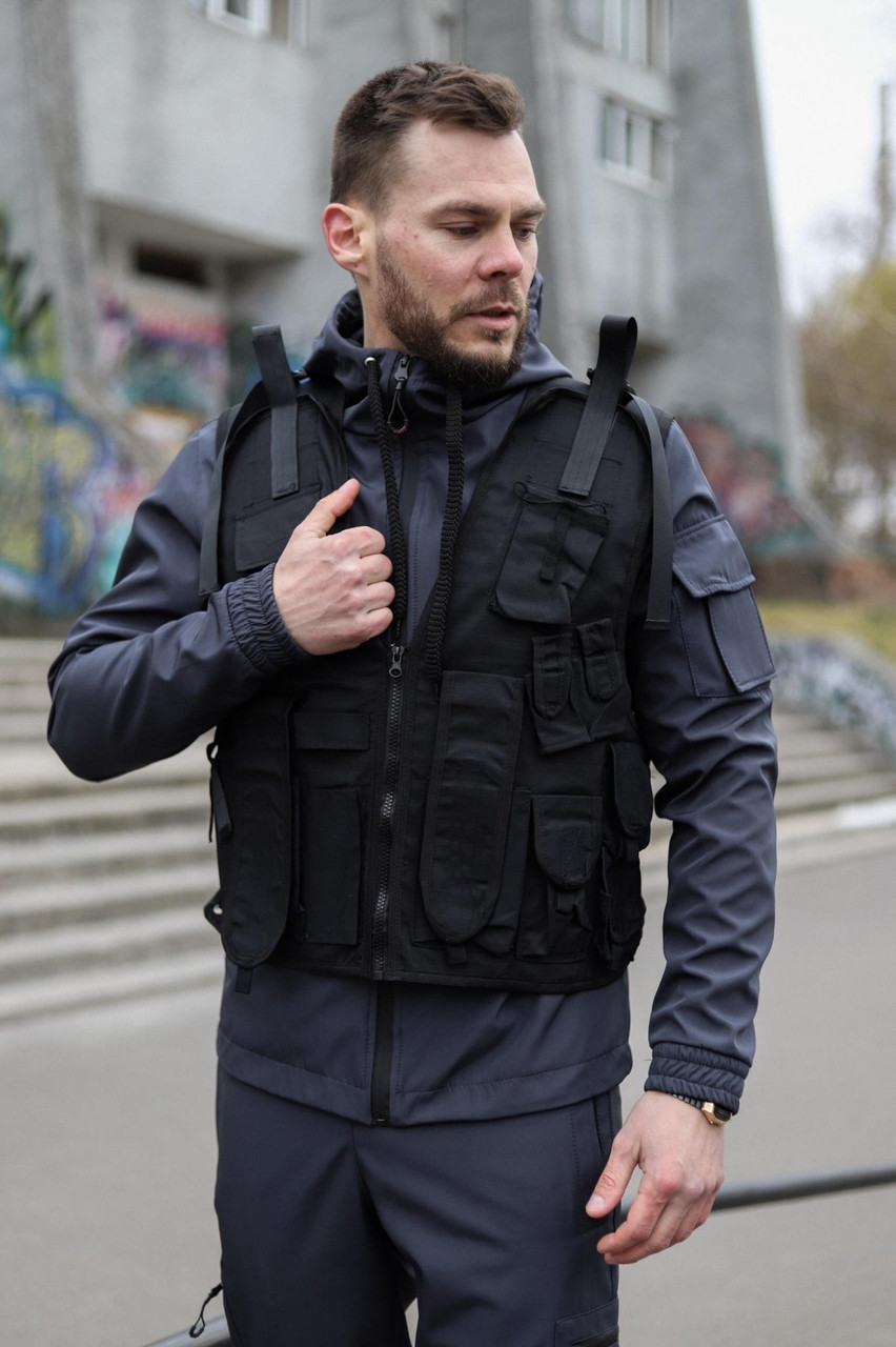 Разгрузочный Жилет Универсальный Черный — Купити Недорого на Bigl.ua ...