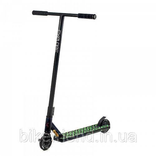 Трюковий самокат Explore Crocco Deluxe зелений + пега, ціна: 2899 ₴, купити на Prom.ua