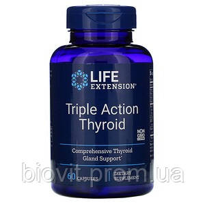 Купить Тироид тройного действия (Triple Action Thyroid) 60 капсул, цена ...