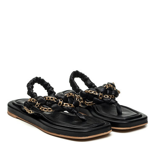 Сандали женские черные с цепочкой Michael 40 39, Открытый 37, Открытый ...