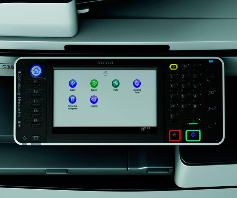 МФУ Ricoh MP C3503SP формата а3. Полноцветный. Сетевой принтер/сканер ...