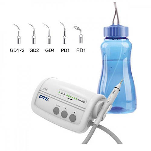 D6 LED DTE Скалер ультразвуковой стоматологический 6 насадок: ED1, GD1 ...