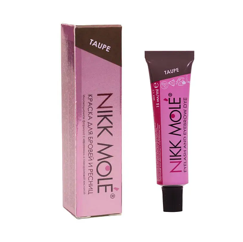 Купить Фарба Nikk Mole для брів і вій сіро-коричнева, 15мл, цена 165 ...