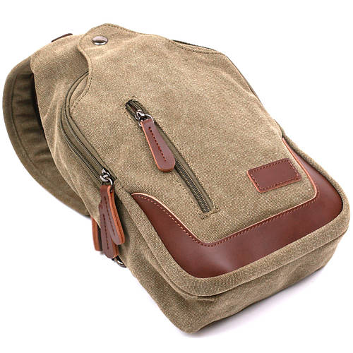 Функциональная мужская сумка через плечо Vintage 20386 Зеленый FS, цена ...