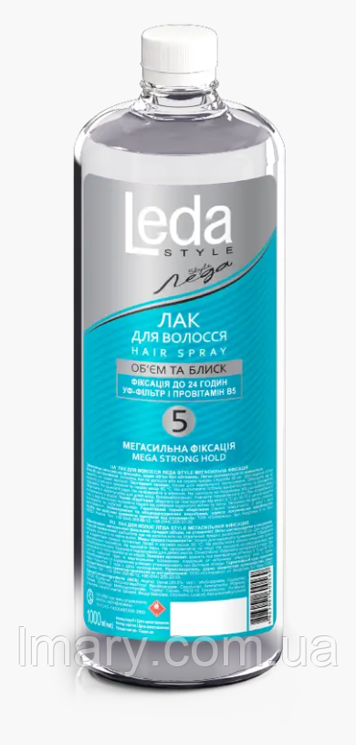 Лак для Волос Леда Style с Мегасильной Фиксации с Механическим ...