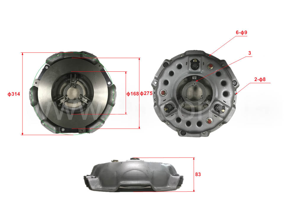 Корзина зчеплення навантажувача Toyota 5-8FD/FG10-30 № 31210-23660-71 ...