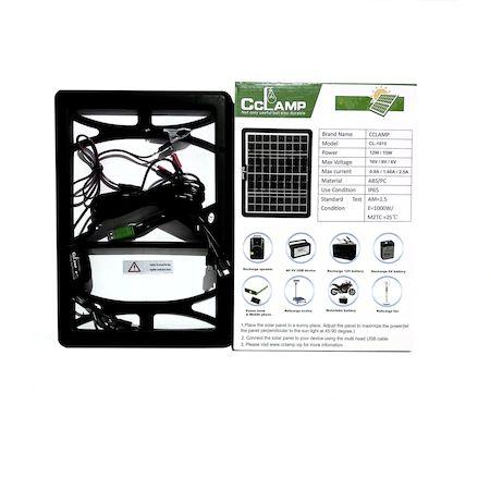 Солнечная панель CCLamp CL-1615 Solar 15Вт зарядка от солнца 36*25*3см ...
