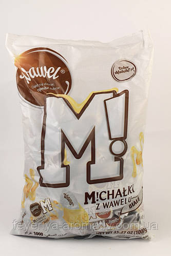 Конфеты арахисовые в белой глазури Wawel Michalki z Wawelu biale 1кг ...