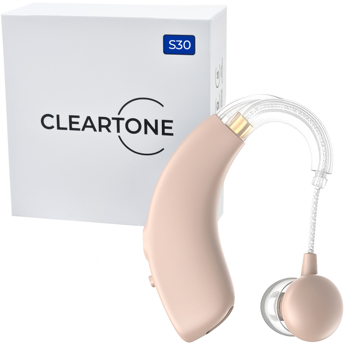 Слуховой аппарат CLEARTONE S30 универсальный заушный с цифровым чипом ...