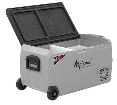 Компресорний автомобільний холодильник Alpicool T36 LG двокамерний 36 ...