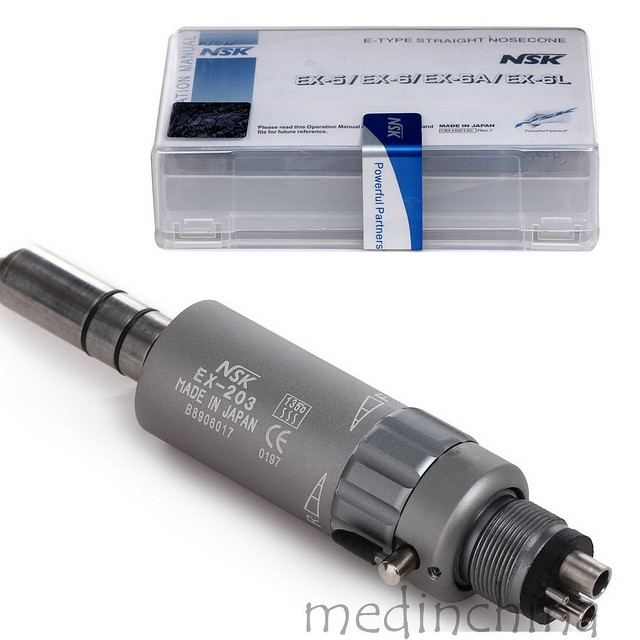Стоматологический пневматичиcкий микромотор NSK EX-203 М4: продажа ...