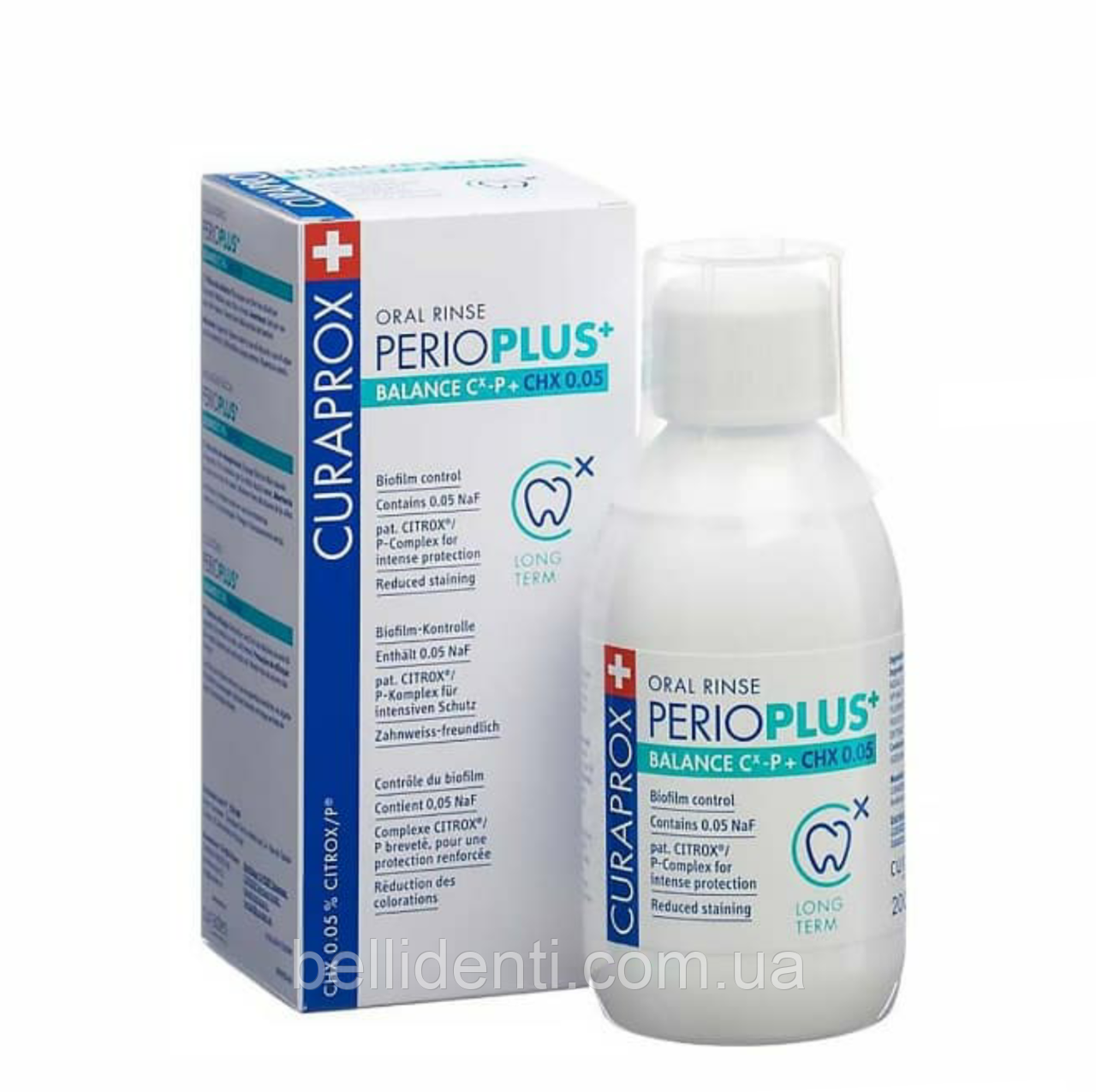 Ополіскувач Curaprox Perio Plus Balance CHX (0,05 хлоргексидин) 200 мл ...