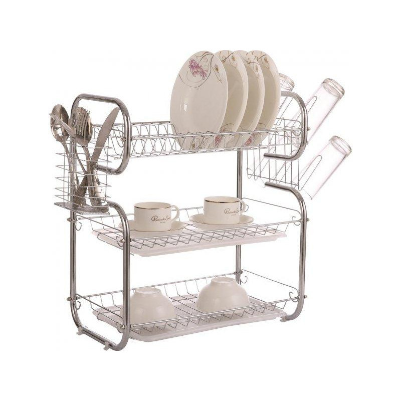 Сушка для Посуды Bohmann Трехъярусная 55х48х24 См BH 7326 — Купить ...