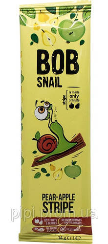 Bob Snail Натуральні цукерки Яблуко-Груша Равлик Боб (14г) страйпсы (ID ...