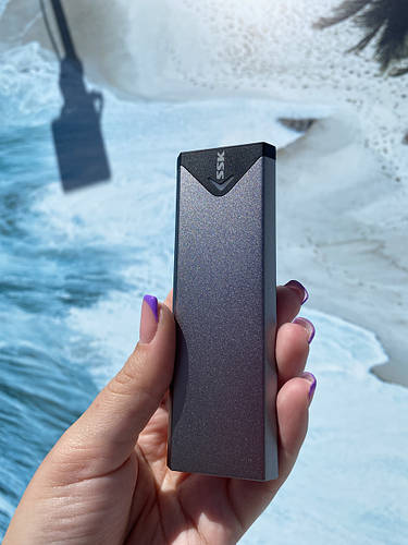 Купить Карман адаптер SSK SHE-C320 для SSD M.2 SATA Enclosure Type-C ...