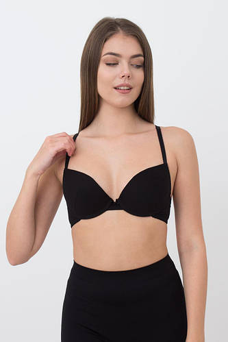 Бюстгальтер GIULIA Basic cotton 1106/60 70A Black (ID#1621561765), цена: 903 ₴, купить на Prom.ua