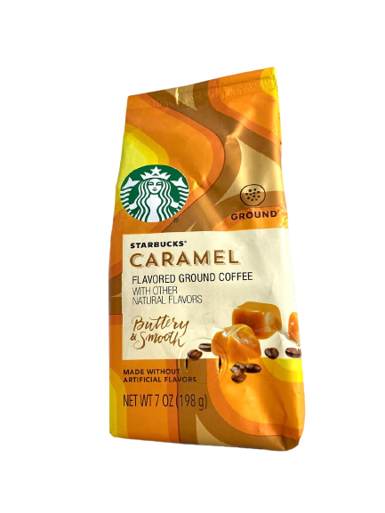 Купить Молотый кофе Starbucks Caramel Flavored Ground Coffee 198 гр ...