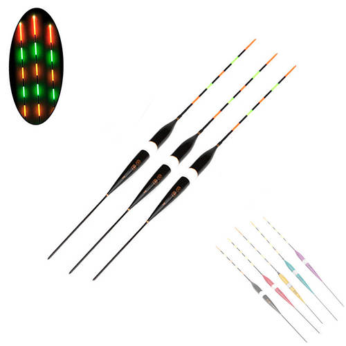 Купить Поплавки для ночной рыбалки 3шт, светящиеся LED поплавки, цена ...