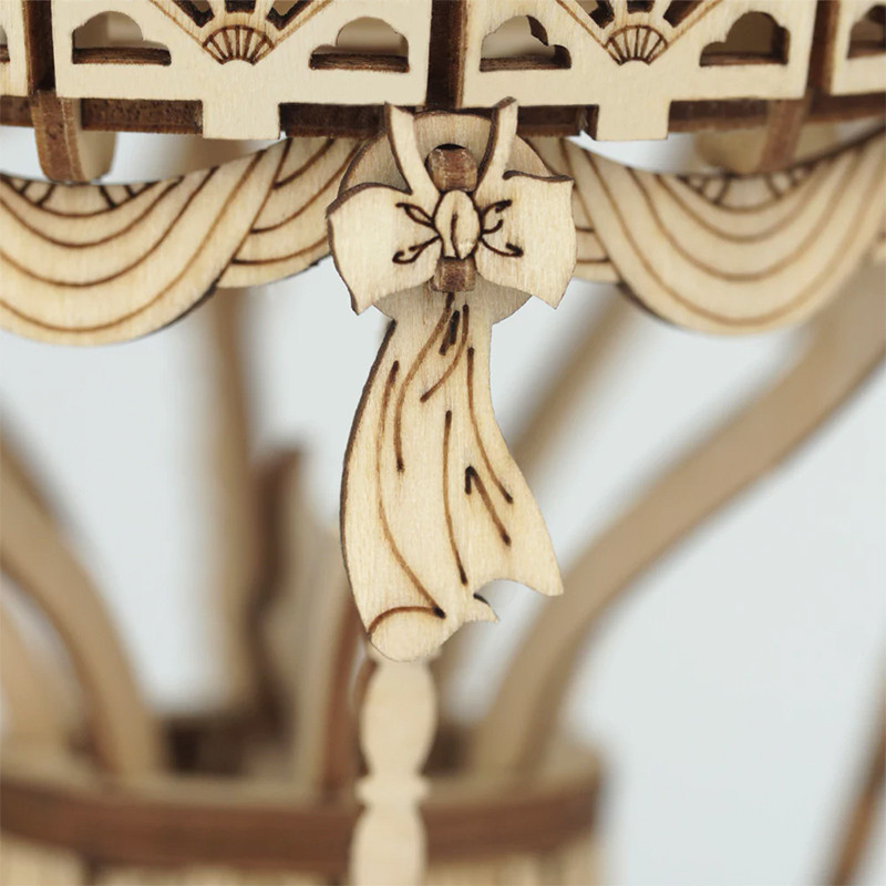 Дитячий дерев'яний 3D конструктор Robotime TG406 Повітряна куля (5854 ...