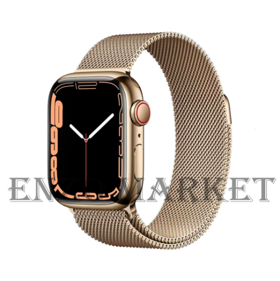 Купить Apple Watch 7 45mm LTE Gold S. Steel Case (MKJF3), цена — Prom ...