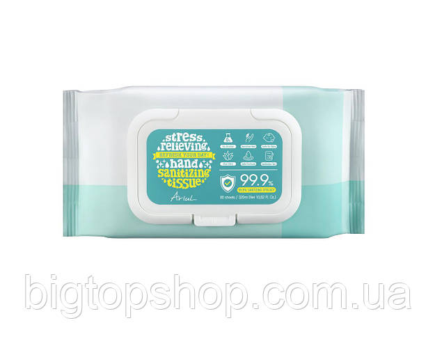 ОРИГИНАЛ!Салфетки Ariul для дезинфекции рук,80 шт.производства Южной ...