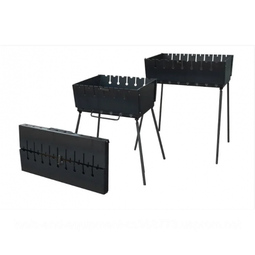 Купить Мангал складной в чемодане "Харьков" 6/8/10/12 шампуров "2" мм ...