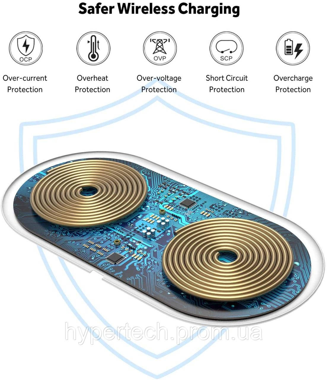 Купити Безпровідна зарядка Lecone HM06 Dual wireless charging, ціна 899 грн - Prom.ua (ID ...