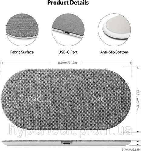 Купити Безпровідна зарядка Lecone HM06 Dual wireless charging, ціна 899 грн - Prom.ua (ID ...