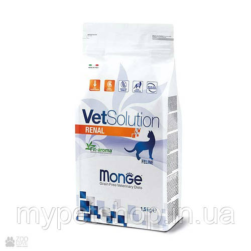 MONGE Монж VetSolution Renal feline Сухой корм для кошек при почечной ...