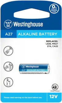 Купить Батарейка 12V A27 / L828 Alkaline Westinghouse, цена 37 ₴ — Prom ...