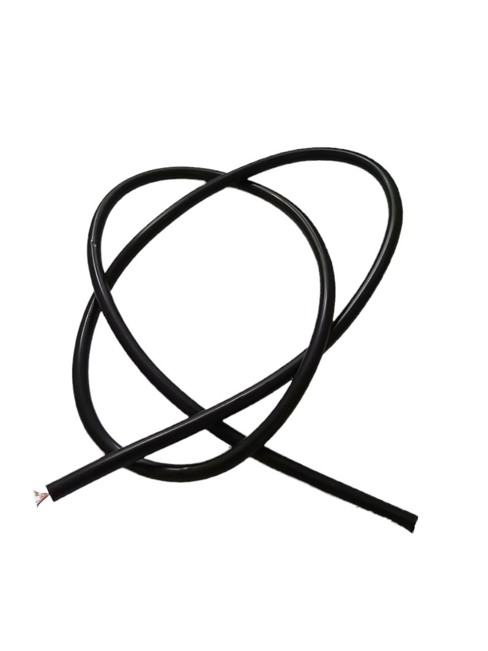 Провод высоковольтный нулевого сопротивления 1м бронепровод Черный 7мм ...