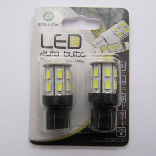 Купить Лампа Zollex LED T20/D, (SMD 5730)X20, 12v, White (T0530) 2pcs ...
