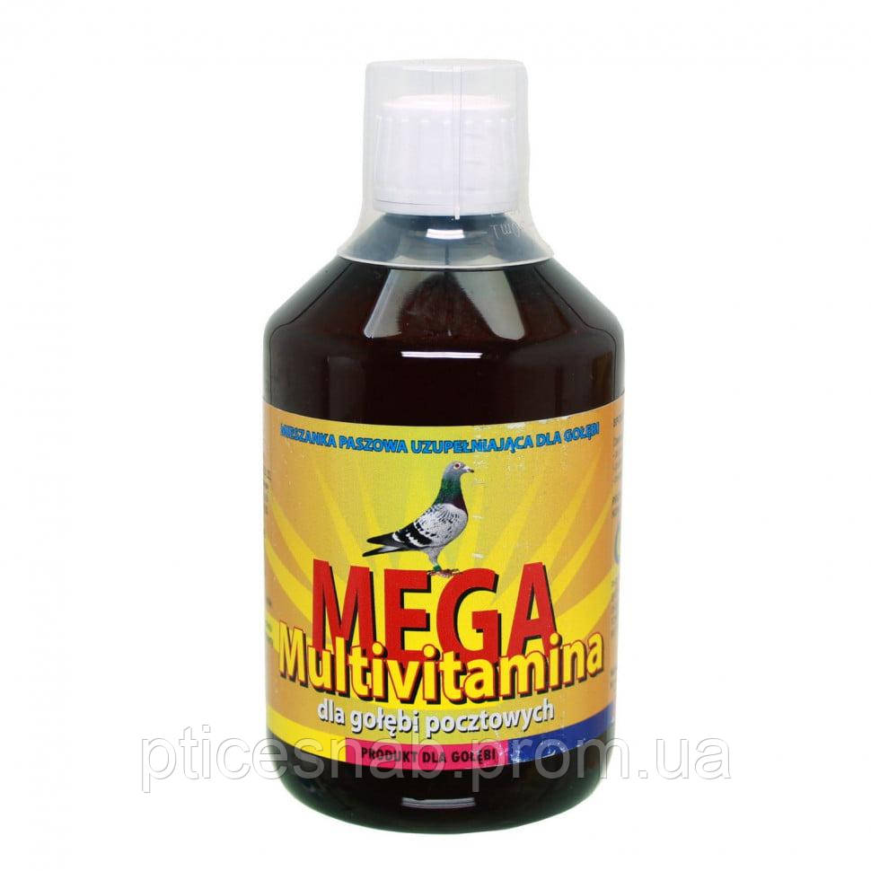 Купить Мега Мультивитамин - витамины для голубей - 500мл, цена 380 ...